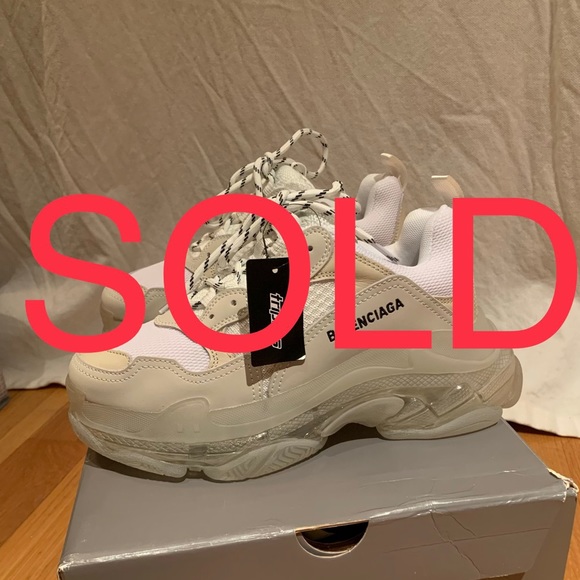 Balenciaga | Shoes | Balenciaga Triple S Clear Sole Sneaker | Poshmark